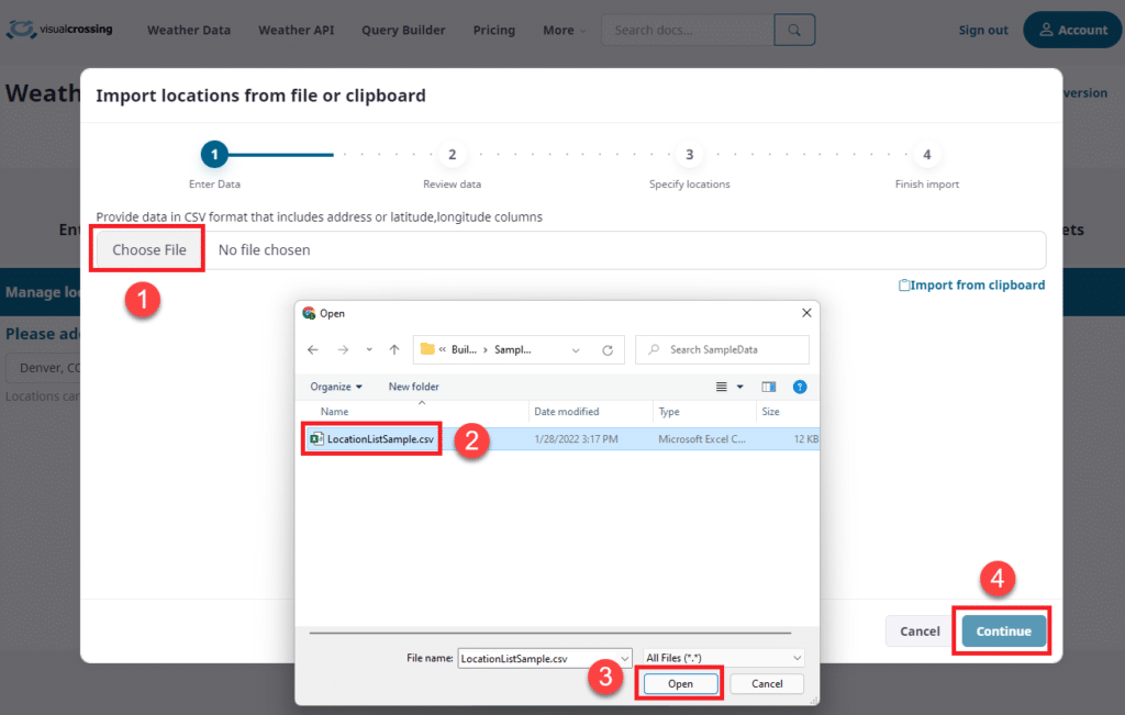 Tutorial: How to Build a Weather Dataset for Download, Bulk Import or ...