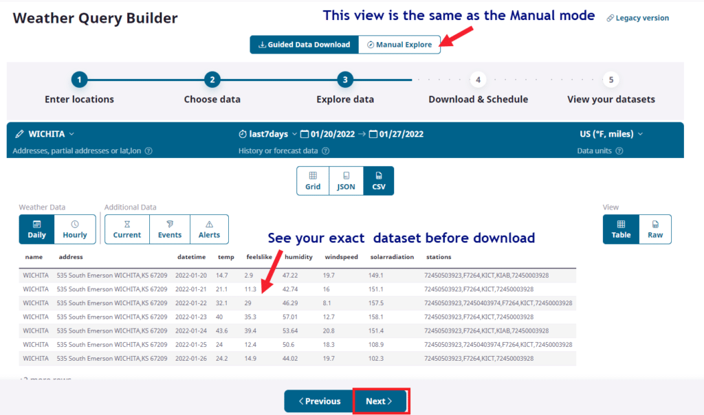 Tutorial: How to Build a Weather Dataset for Download, Bulk Import or ...