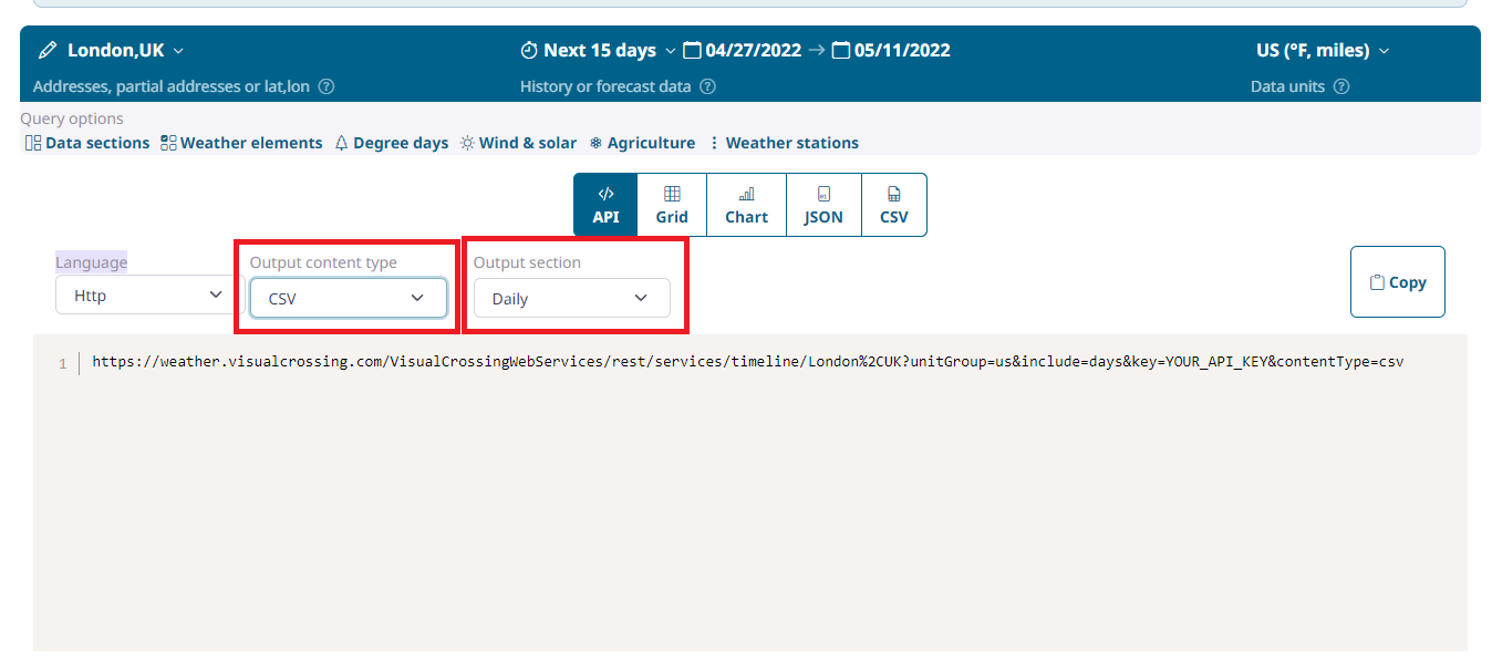 How can I load weather forecast data into Microsoft Power BI? | Visual ...