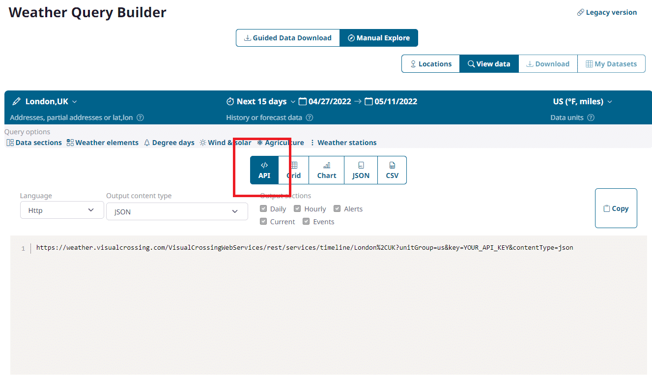 How can I load weather forecast data into Microsoft Power BI? | Visual ...