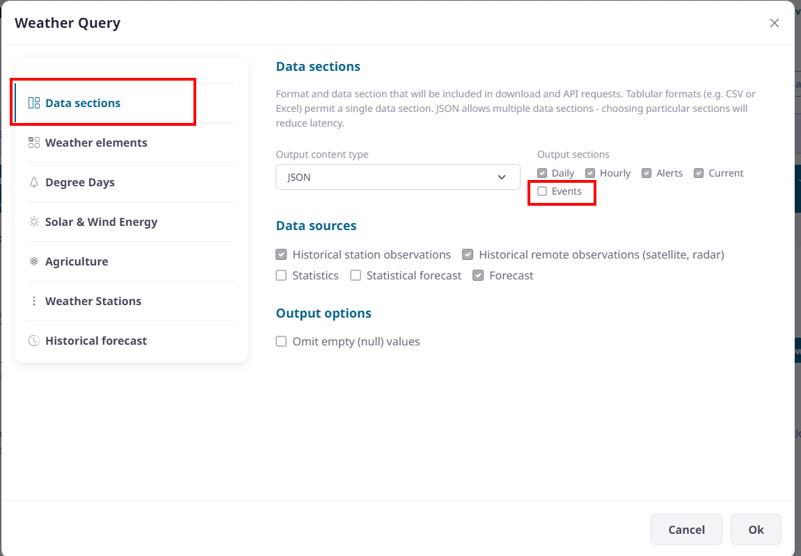 How to retrieve hail, tornado, wind damage and earthquake events in the ...