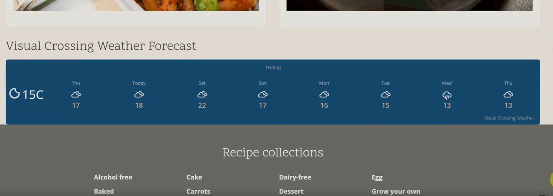 Visual Crossing Weather Extensions | Visual Crossing
