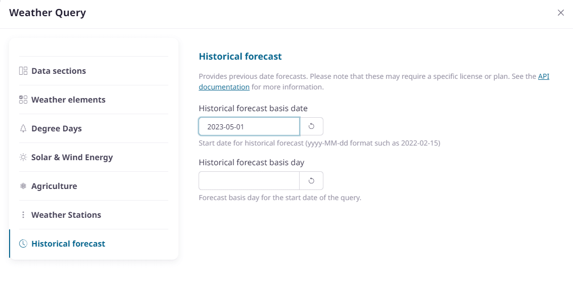 How to query weather forecasts from the past - Historical Forecasts ...
