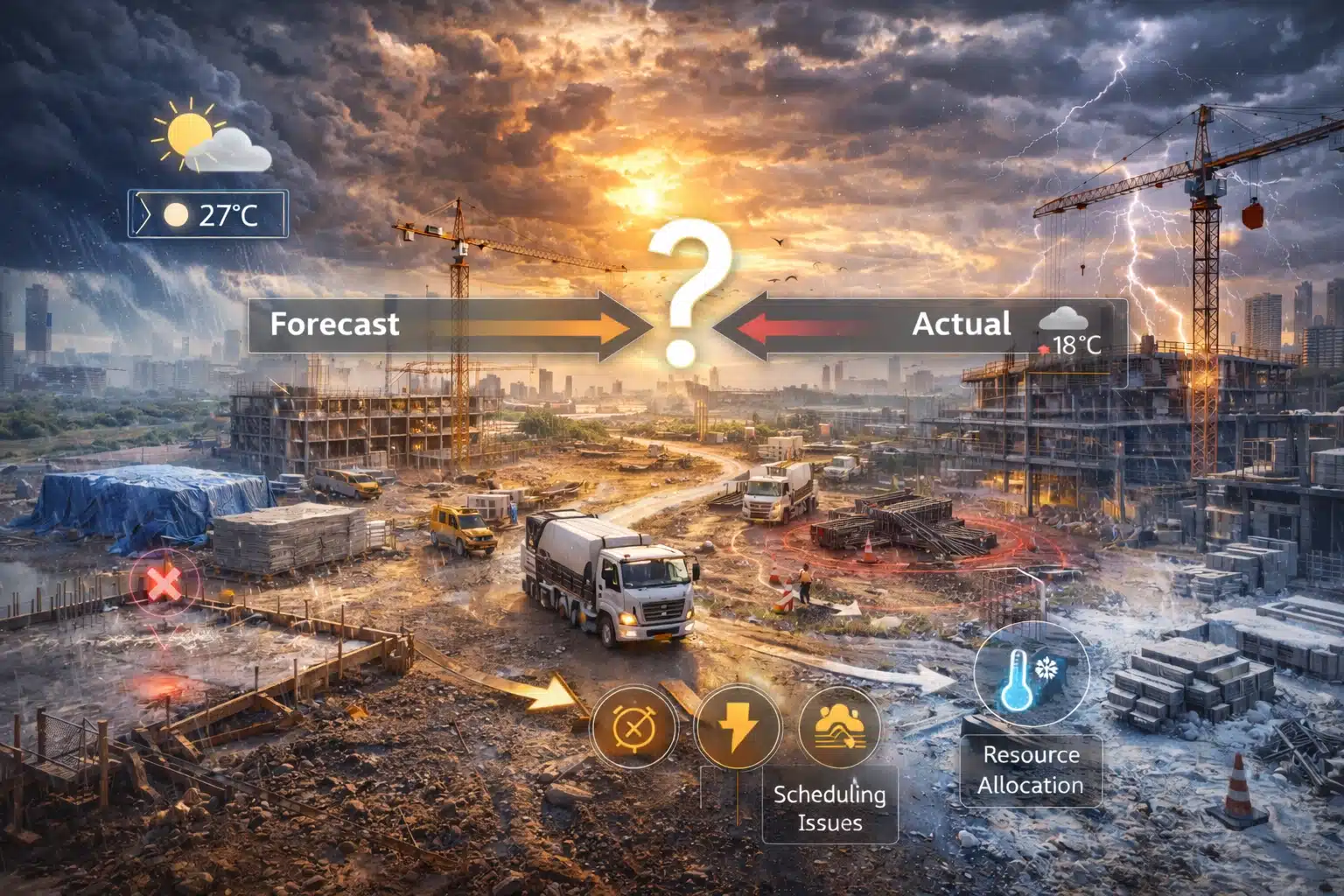 Weather Forecasting for Construction Planning & Risk Control